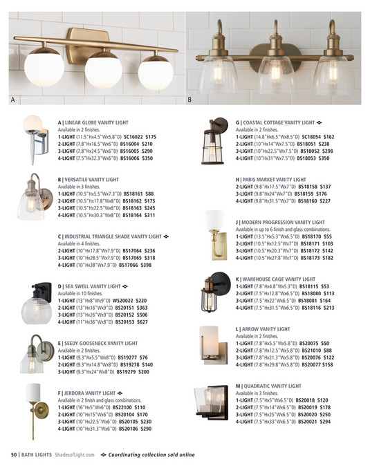Shades of Light - Chris Loves Julia Lighting Collection - Page 50-51